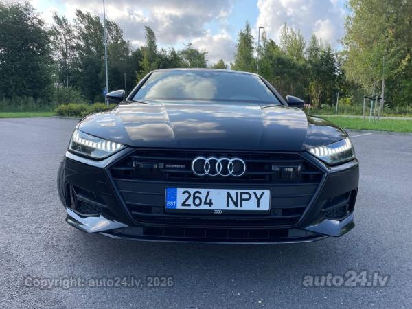 Black Audi A7 Sportback 2021 in Parnu, with an engine capacity of 2.00 L and mileage of 92 thousand km for 39499 €, photo 2 on AUTOMOTO.COM.LV