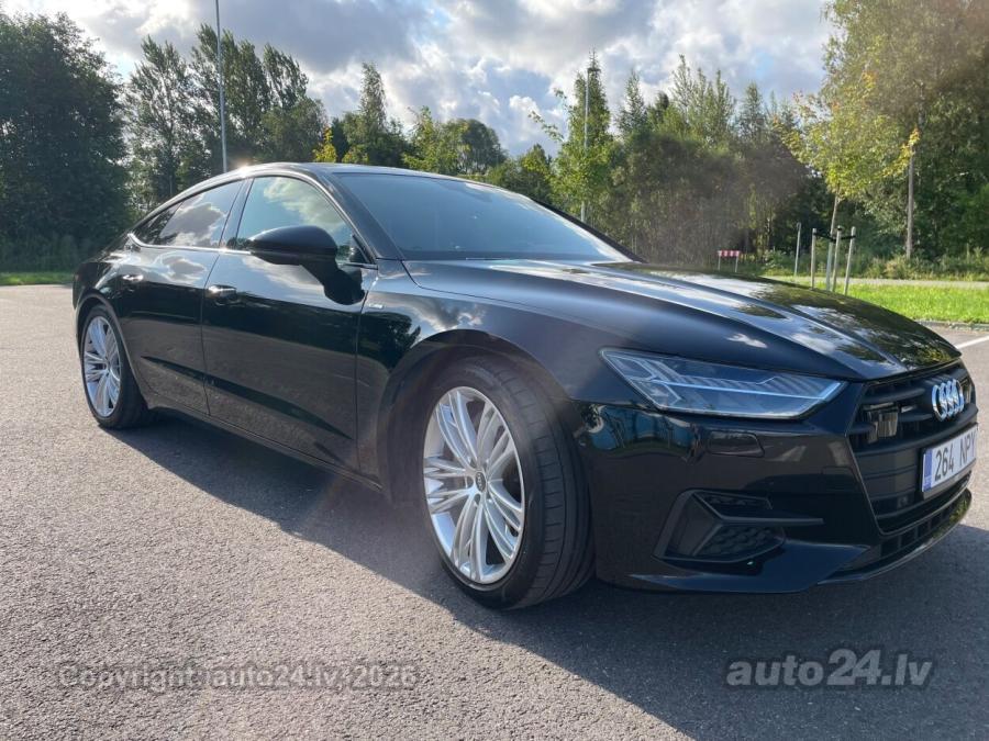 Black Audi A7 Sportback 2021 in Parnu, with an engine capacity of 2.00 L and mileage of 92 thousand km for 39499 €, photo 5 on AUTOMOTO.COM.LV