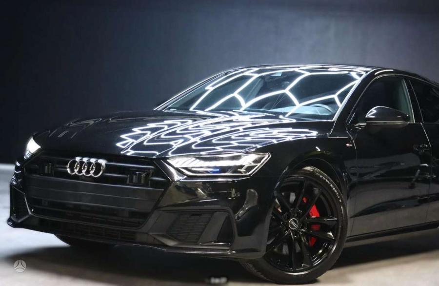 Melns Audi A7 Sportback 2021 Viļņa, ar dzinēja tilpumu 1.98 L un nobraukumu 13 tūkst. km par 49500 €, foto 8 vietnē AUTOMOTO.COM.LV