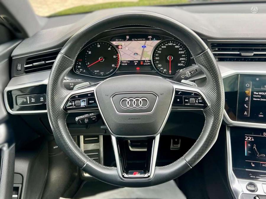 Melns Audi A7 Sportback 2022 Viļņa, ar dzinēja tilpumu 2.97 L un nobraukumu 80 tūkst. km par 49550 €, foto 4 vietnē AUTOMOTO.COM.LV