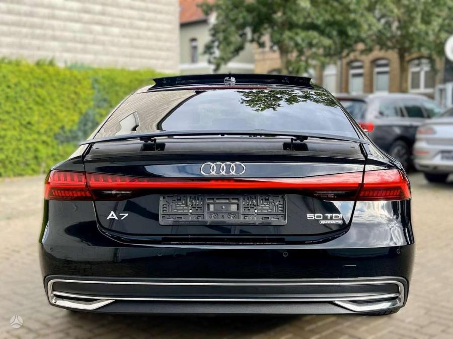 Melns Audi A7 Sportback 2022 Viļņa, ar dzinēja tilpumu 2.97 L un nobraukumu 80 tūkst. km par 49550 €, foto 6 vietnē AUTOMOTO.COM.LV