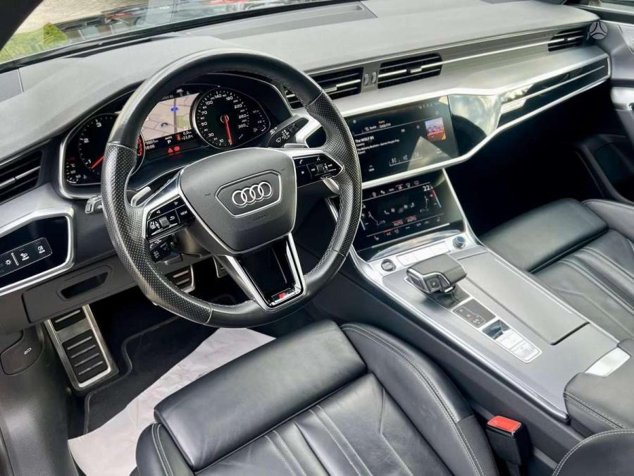 Melns Audi A7 Sportback 2022 Viļņa, ar dzinēja tilpumu 2.97 L un nobraukumu 80 tūkst. km par 49550 €, foto 12 vietnē AUTOMOTO.COM.LV