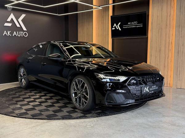 Black Audi A7 Sportback 2023 in Kaunas, with an engine capacity of 1.98 L and mileage of 12 thousand km for 49990 €, photo 2 on AUTOMOTO.COM.LV