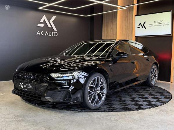 Black Audi A7 Sportback 2023 in Kaunas, with an engine capacity of 1.98 L and mileage of 12 thousand km for 49990 €, photo 6 on AUTOMOTO.COM.LV
