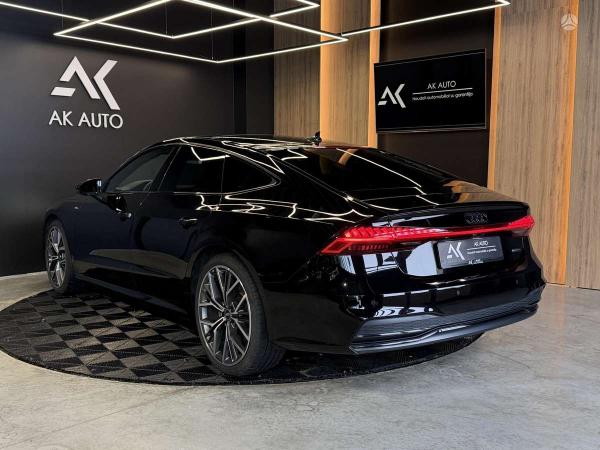 Black Audi A7 Sportback 2023 in Kaunas, with an engine capacity of 1.98 L and mileage of 12 thousand km for 49990 €, photo 8 on AUTOMOTO.COM.LV