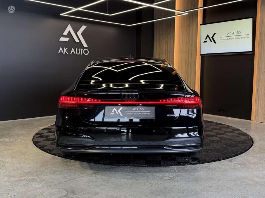 Black Audi A7 Sportback 2023 in Kaunas, with an engine capacity of 1.98 L and mileage of 12 thousand km for 49990 €, photo 10 on AUTOMOTO.COM.LV
