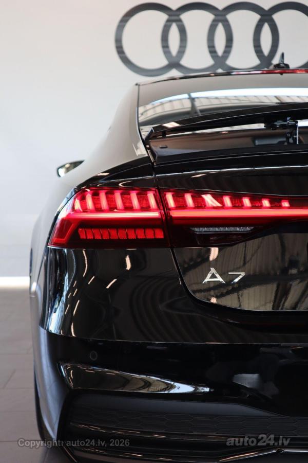 Melns Audi A7 Sportback 2025 Tallina, ar dzinēja tilpumu 2.00 L un nobraukumu 11 tūkst. km par 67000 €, foto 11 vietnē AUTOMOTO.COM.LV