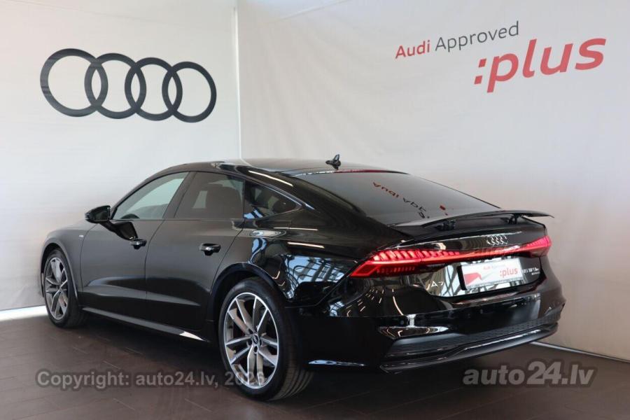 Black Audi A7 Sportback 2025 in Tallinn, with an engine capacity of 2.00 L and mileage of 11 thousand km for 67000 €, photo 14 on AUTOMOTO.COM.LV