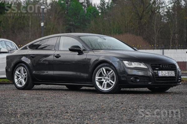Black Audi A7 Sportback 2010 in Riga, with an engine capacity of 3.00 L and mileage of 373 thousand km for 9490 €, photo 2 on AUTOMOTO.COM.LV