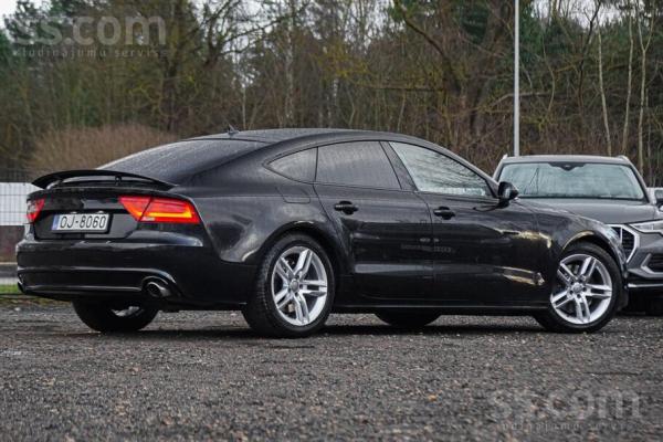 Black Audi A7 Sportback 2010 in Riga, with an engine capacity of 3.00 L and mileage of 373 thousand km for 9490 €, photo 4 on AUTOMOTO.COM.LV