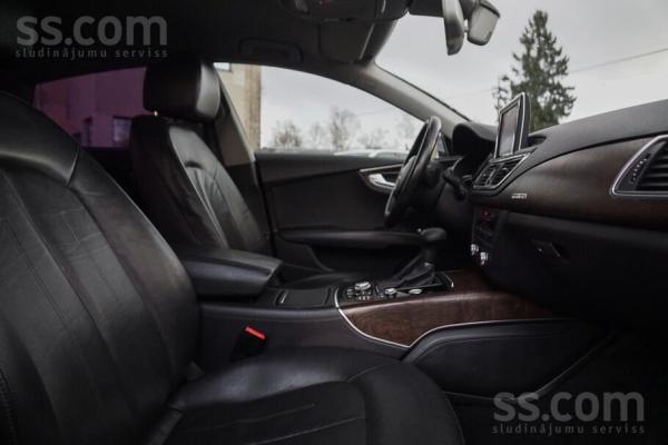 Black Audi A7 Sportback 2010 in Riga, with an engine capacity of 3.00 L and mileage of 373 thousand km for 9490 €, photo 6 on AUTOMOTO.COM.LV