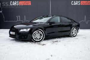 Black Audi A7 Sportback 2010 in Riga, with an engine capacity of 3.00 L and mileage of 373 thousand km for 11990 €, photo  on AUTOMOTO.COM.LV