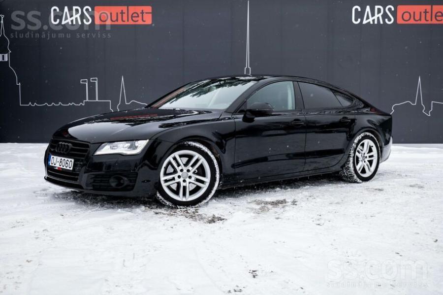 Melns Audi A7 Sportback 2010 Rīga, ar dzinēja tilpumu 3.00 L un nobraukumu 373 tūkst. km par 11990 €, foto 1 vietnē AUTOMOTO.COM.LV