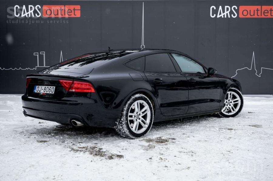 Melns Audi A7 Sportback 2010 Rīga, ar dzinēja tilpumu 3.00 L un nobraukumu 373 tūkst. km par 11990 €, foto 7 vietnē AUTOMOTO.COM.LV