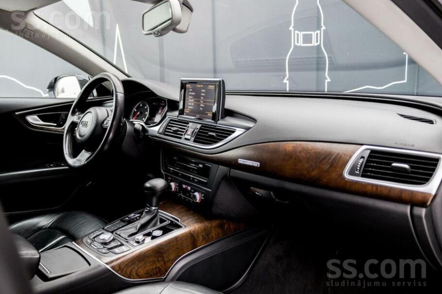 Melns Audi A7 Sportback 2010 Rīga, ar dzinēja tilpumu 3.00 L un nobraukumu 373 tūkst. km par 11990 €, foto 11 vietnē AUTOMOTO.COM.LV