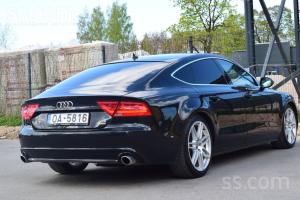Black Audi A7 Sportback 2011 in Riga, with an engine capacity of 3.00 L and mileage of 0 thousand km for 12350 €, photo 9 on AUTOMOTO.COM.LV