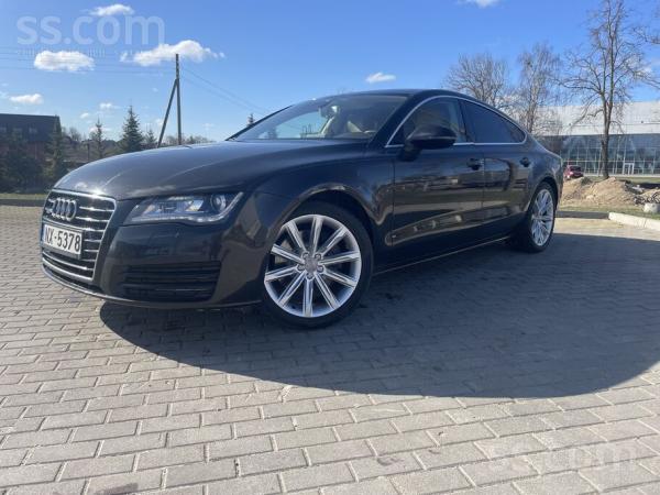 Black Audi A7 Sportback 2011 in Rezekne, with an engine capacity of 3.00 L and mileage of 267 thousand km for 14500 €, photo 2 on AUTOMOTO.COM.LV