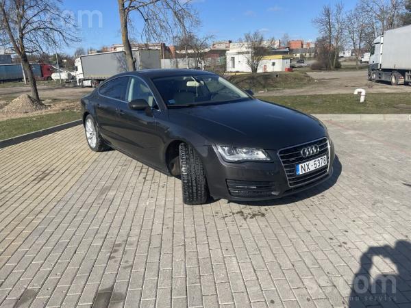 Black Audi A7 Sportback 2011 in Rezekne, with an engine capacity of 3.00 L and mileage of 267 thousand km for 14500 €, photo 6 on AUTOMOTO.COM.LV