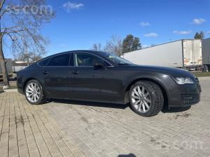 Black Audi A7 Sportback 2011 in Rezekne, with an engine capacity of 3.00 L and mileage of 267 thousand km for 14500 €, photo 7 on AUTOMOTO.COM.LV
