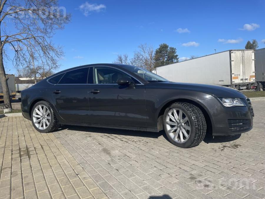 Black Audi A7 Sportback 2011 in Rezekne, with an engine capacity of 3.00 L and mileage of 267 thousand km for 14500 €, photo 7 on AUTOMOTO.COM.LV