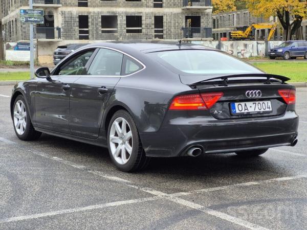 Black Audi A7 Sportback 2011 in Riga, with an engine capacity of 2.80 L and mileage of 0 thousand km for 10550 €, photo 5 on AUTOMOTO.COM.LV