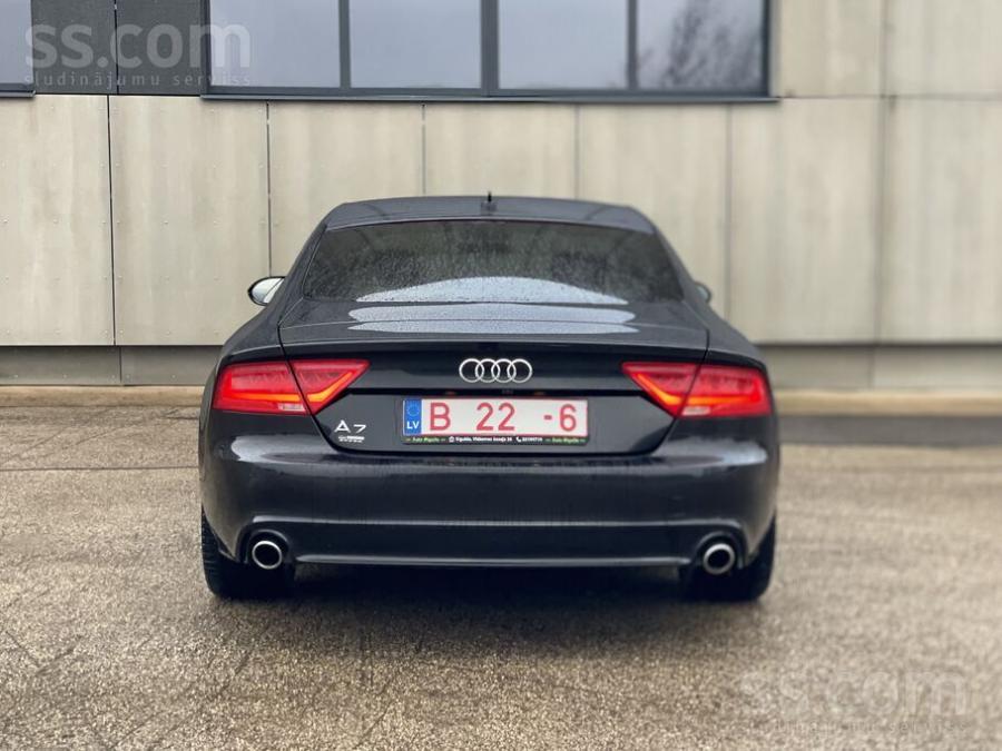 Melns Audi A7 Sportback 2011 Rīga, ar dzinēja tilpumu 3.00 L un nobraukumu 375 tūkst. km par 10390 €, foto 5 vietnē AUTOMOTO.COM.LV