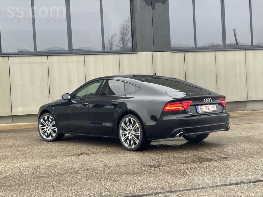 Melns Audi A7 Sportback 2011 Rīga, ar dzinēja tilpumu 3.00 L un nobraukumu 375 tūkst. km par 10390 €, foto 6 vietnē AUTOMOTO.COM.LV