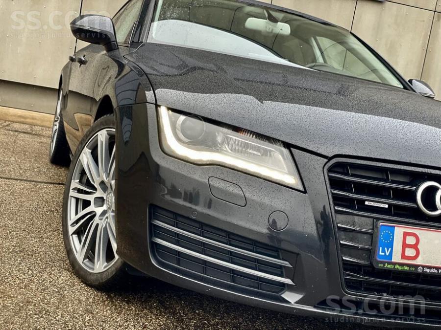 Melns Audi A7 Sportback 2011 Rīga, ar dzinēja tilpumu 3.00 L un nobraukumu 375 tūkst. km par 10390 €, foto 13 vietnē AUTOMOTO.COM.LV