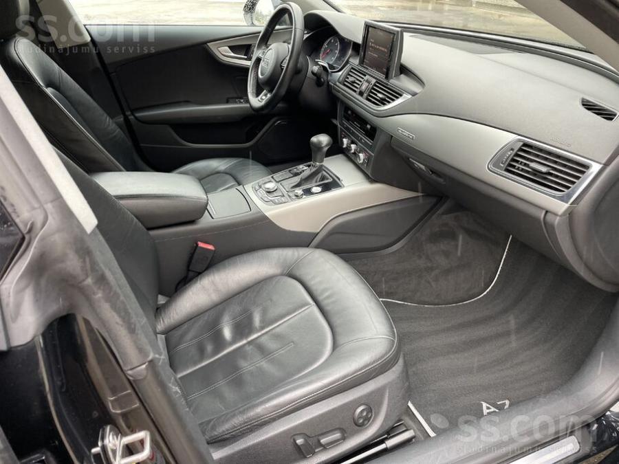 Melns Audi A7 Sportback 2011 Rīga, ar dzinēja tilpumu 3.00 L un nobraukumu 375 tūkst. km par 10390 €, foto 18 vietnē AUTOMOTO.COM.LV