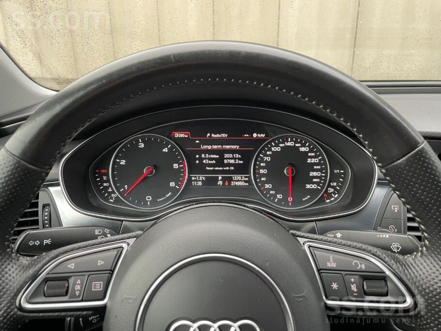 Melns Audi A7 Sportback 2011 Rīga, ar dzinēja tilpumu 3.00 L un nobraukumu 375 tūkst. km par 10390 €, foto 25 vietnē AUTOMOTO.COM.LV