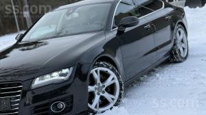 Melns Audi A7 Sportback 2011 Jūrmala, ar dzinēja tilpumu 3.00 L un nobraukumu 0 tūkst. km par 12350 €, foto 3 vietnē AUTOMOTO.COM.LV