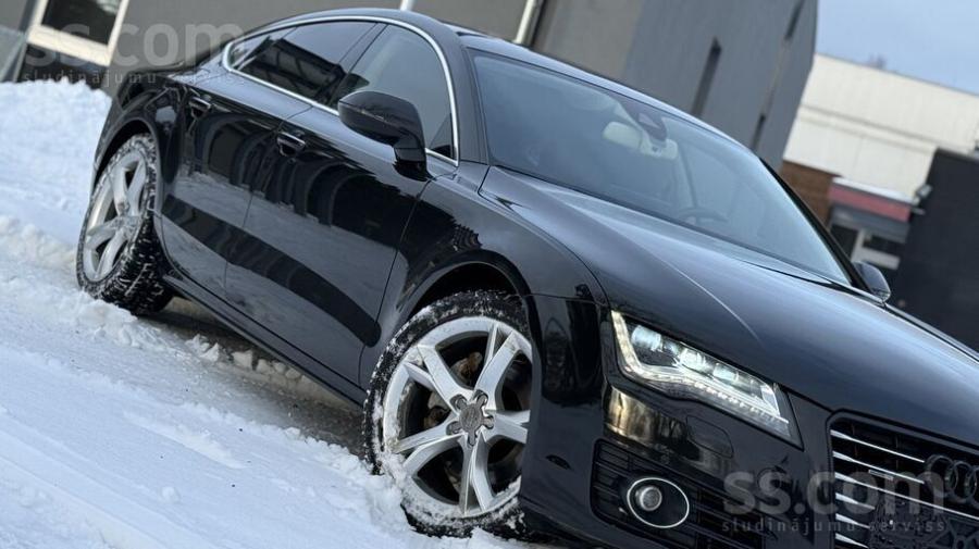 Melns Audi A7 Sportback 2011 Jūrmala, ar dzinēja tilpumu 3.00 L un nobraukumu 0 tūkst. km par 12350 €, foto 4 vietnē AUTOMOTO.COM.LV