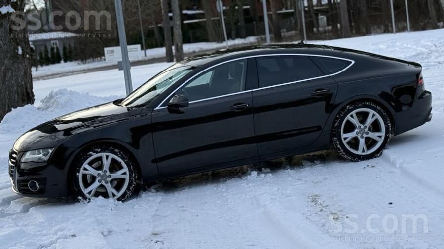 Melns Audi A7 Sportback 2011 Jūrmala, ar dzinēja tilpumu 3.00 L un nobraukumu 0 tūkst. km par 12350 €, foto 7 vietnē AUTOMOTO.COM.LV