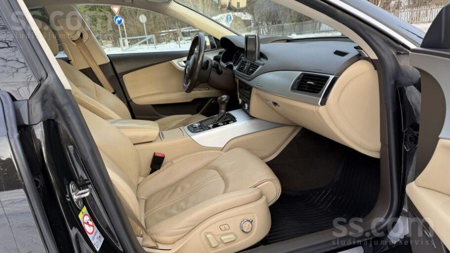 Melns Audi A7 Sportback 2011 Jūrmala, ar dzinēja tilpumu 3.00 L un nobraukumu 0 tūkst. km par 12350 €, foto 15 vietnē AUTOMOTO.COM.LV