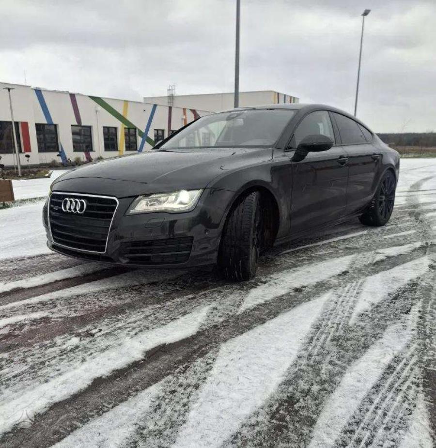 Black Audi A7 Sportback 2011 in Vilnius, with an engine capacity of 0.00 L and mileage of 291 thousand km for 7900 €, photo 1 on AUTOMOTO.COM.LV