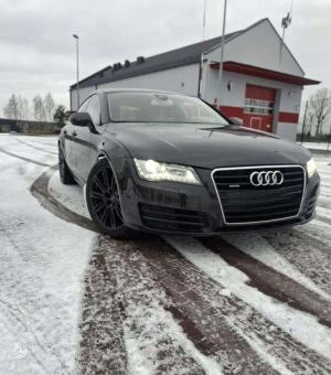 Black Audi A7 Sportback 2011 in Vilnius, with an engine capacity of 0.00 L and mileage of 291 thousand km for 7900 €, photo 6 on AUTOMOTO.COM.LV