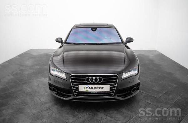 Black Audi A7 Sportback 2011 in Tallinn, with an engine capacity of 3.00 L and mileage of 276 thousand km for 13999 €, photo 2 on AUTOMOTO.COM.LV