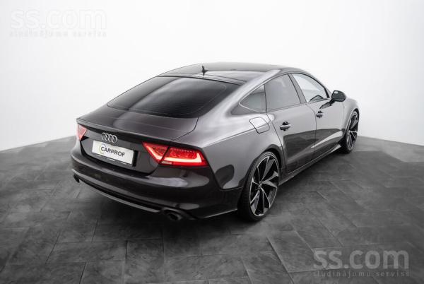Black Audi A7 Sportback 2011 in Tallinn, with an engine capacity of 3.00 L and mileage of 276 thousand km for 13999 €, photo 4 on AUTOMOTO.COM.LV