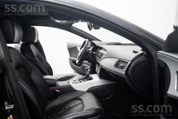 Black Audi A7 Sportback 2011 in Tallinn, with an engine capacity of 3.00 L and mileage of 276 thousand km for 13999 €, photo 10 on AUTOMOTO.COM.LV