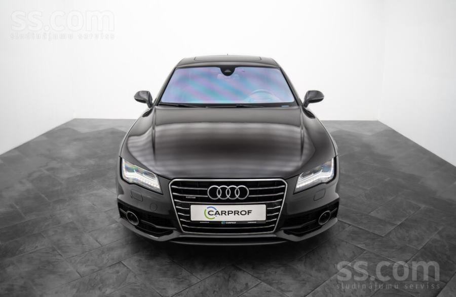 Black Audi A7 Sportback 2011 in Tallinn, with an engine capacity of 3.00 L and mileage of 276 thousand km for 13999 €, photo 2 on AUTOMOTO.COM.LV