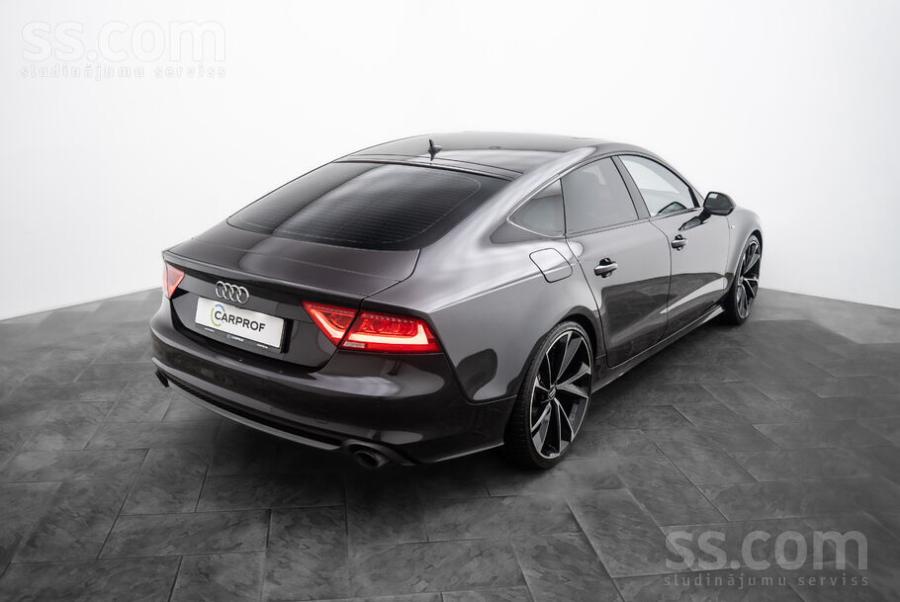 Black Audi A7 Sportback 2011 in Tallinn, with an engine capacity of 3.00 L and mileage of 276 thousand km for 13999 €, photo 4 on AUTOMOTO.COM.LV