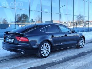 Black Audi A7 Sportback 2011 in Rezekne, with an engine capacity of 3.00 L and mileage of 339 thousand km for 11700 €, photo 2 on AUTOMOTO.COM.LV