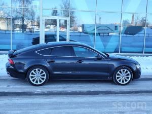 Black Audi A7 Sportback 2011 in Rezekne, with an engine capacity of 3.00 L and mileage of 339 thousand km for 11700 €, photo 3 on AUTOMOTO.COM.LV