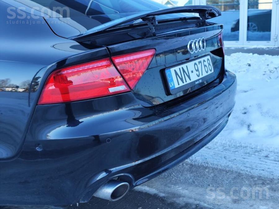 Black Audi A7 Sportback 2011 in Rezekne, with an engine capacity of 3.00 L and mileage of 339 thousand km for 11700 €, photo 8 on AUTOMOTO.COM.LV