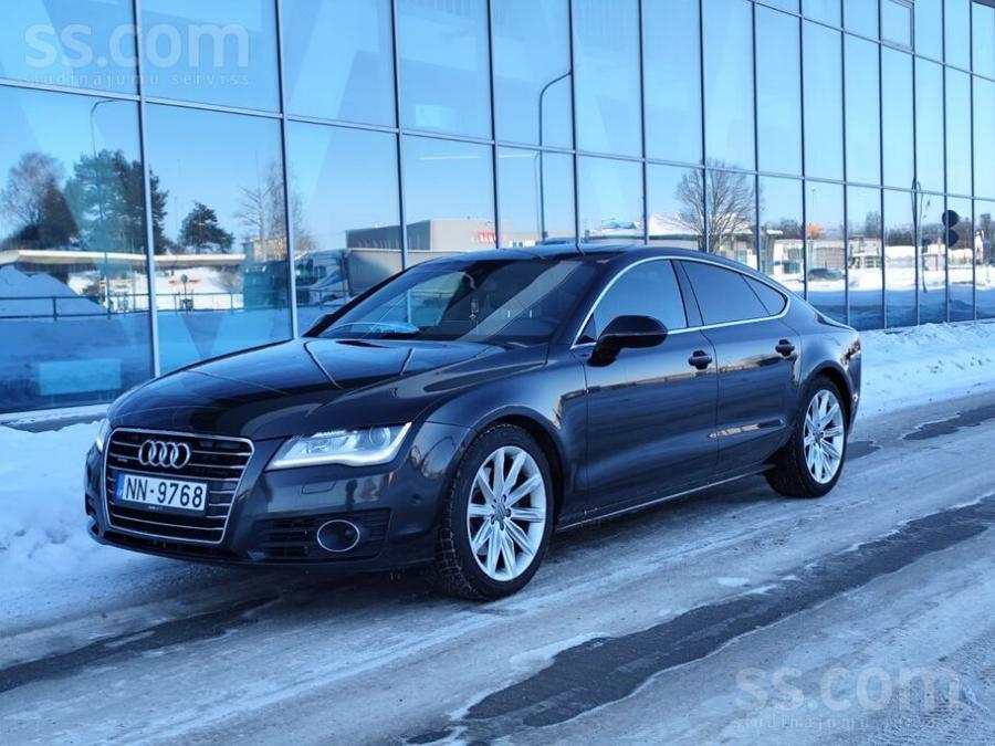 Black Audi A7 Sportback 2011 in Rezekne, with an engine capacity of 3.00 L and mileage of 339 thousand km for 11700 €, photo 9 on AUTOMOTO.COM.LV