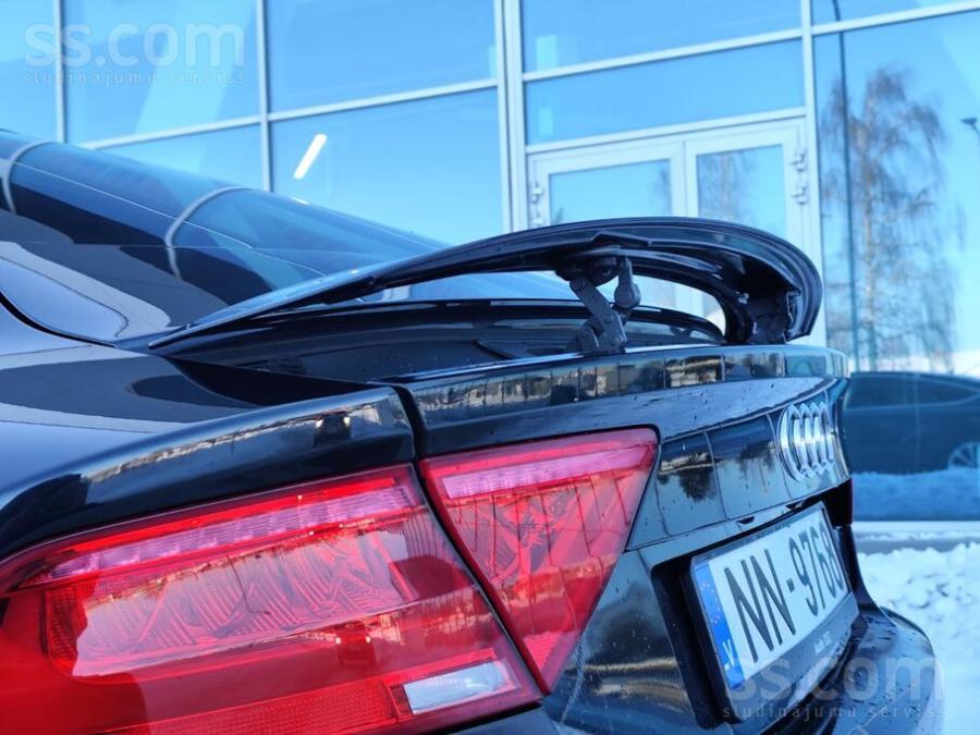 Black Audi A7 Sportback 2011 in Rezekne, with an engine capacity of 3.00 L and mileage of 339 thousand km for 11700 €, photo 10 on AUTOMOTO.COM.LV