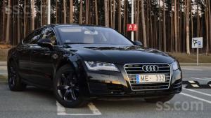 Black Audi A7 Sportback 2011 in Riga, with an engine capacity of 3.00 L and mileage of 342 thousand km for 12500 €, photo  on AUTOMOTO.COM.LV