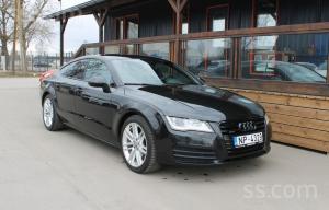 Black Audi A7 Sportback 2011 in Riga, with an engine capacity of 3.00 L and mileage of 0 thousand km for 11900 €, photo 3 on AUTOMOTO.COM.LV