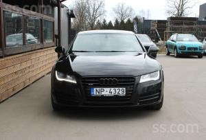Black Audi A7 Sportback 2011 in Riga, with an engine capacity of 3.00 L and mileage of 0 thousand km for 11900 €, photo 5 on AUTOMOTO.COM.LV