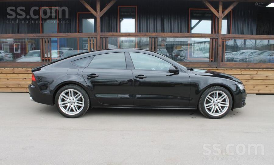 Black Audi A7 Sportback 2011 in Riga, with an engine capacity of 3.00 L and mileage of 0 thousand km for 11900 €, photo 9 on AUTOMOTO.COM.LV